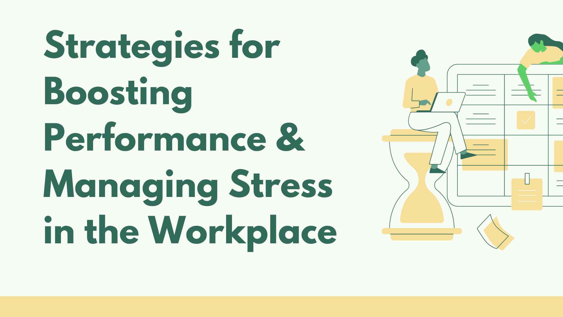 Strategies for Boosting Performance & Managing Stress in the Workplace ...