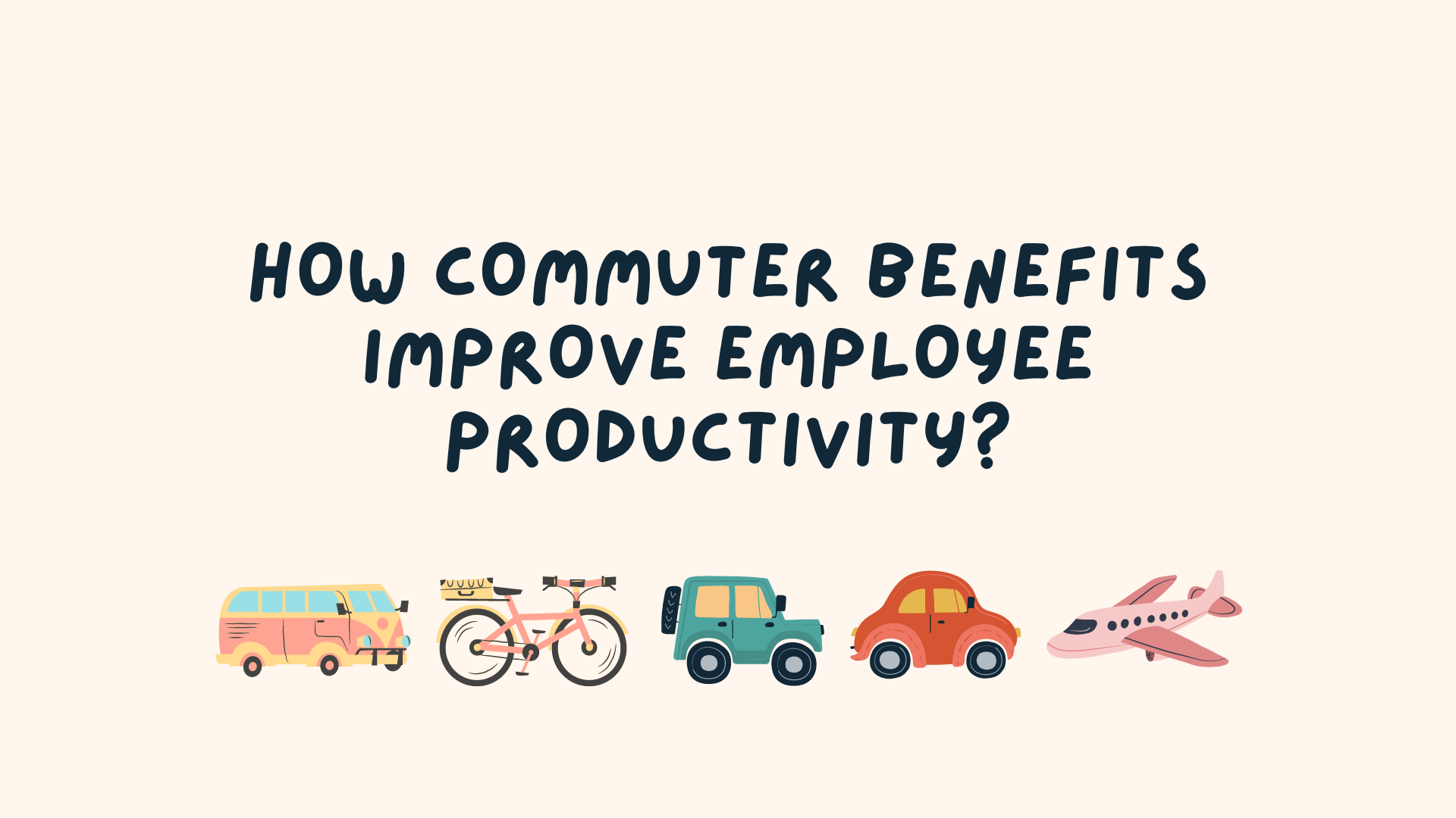 How Commuter Benefits Improve Employee Productivity? | Shortlister