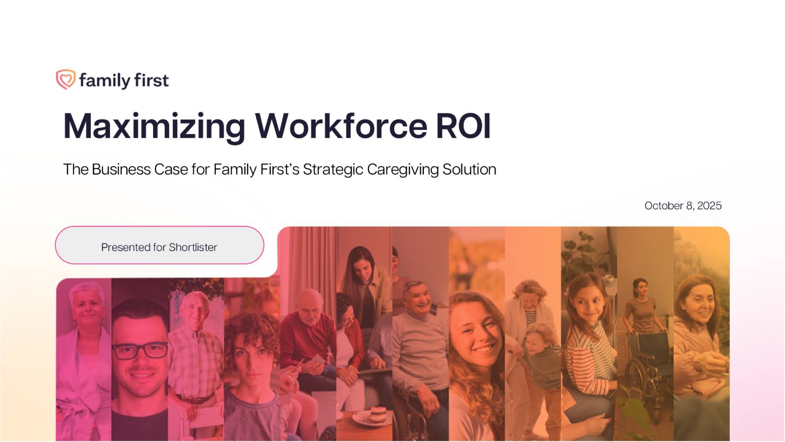 Family First - Meet a Vendor - Shortlister