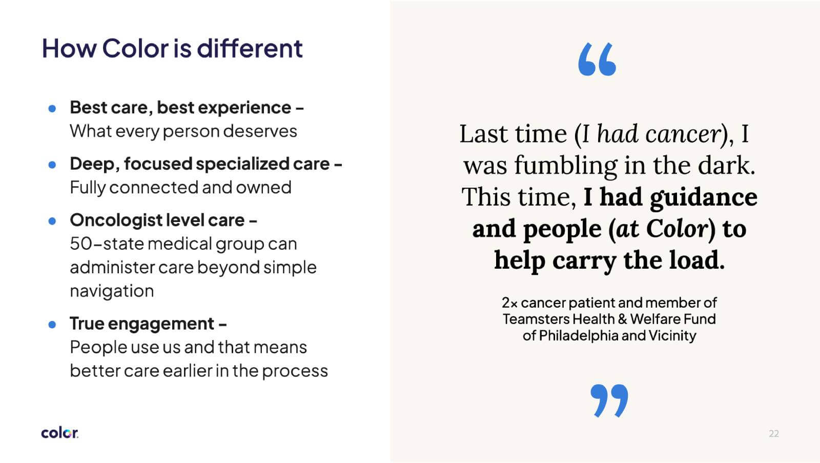 Color Health– Meet a Vendor - Shortlister